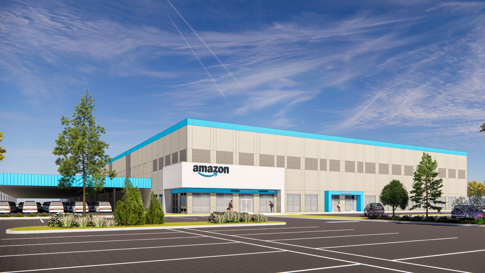 Amazon Delivery Station Under Construction in Meridian, Idaho | Adler ...