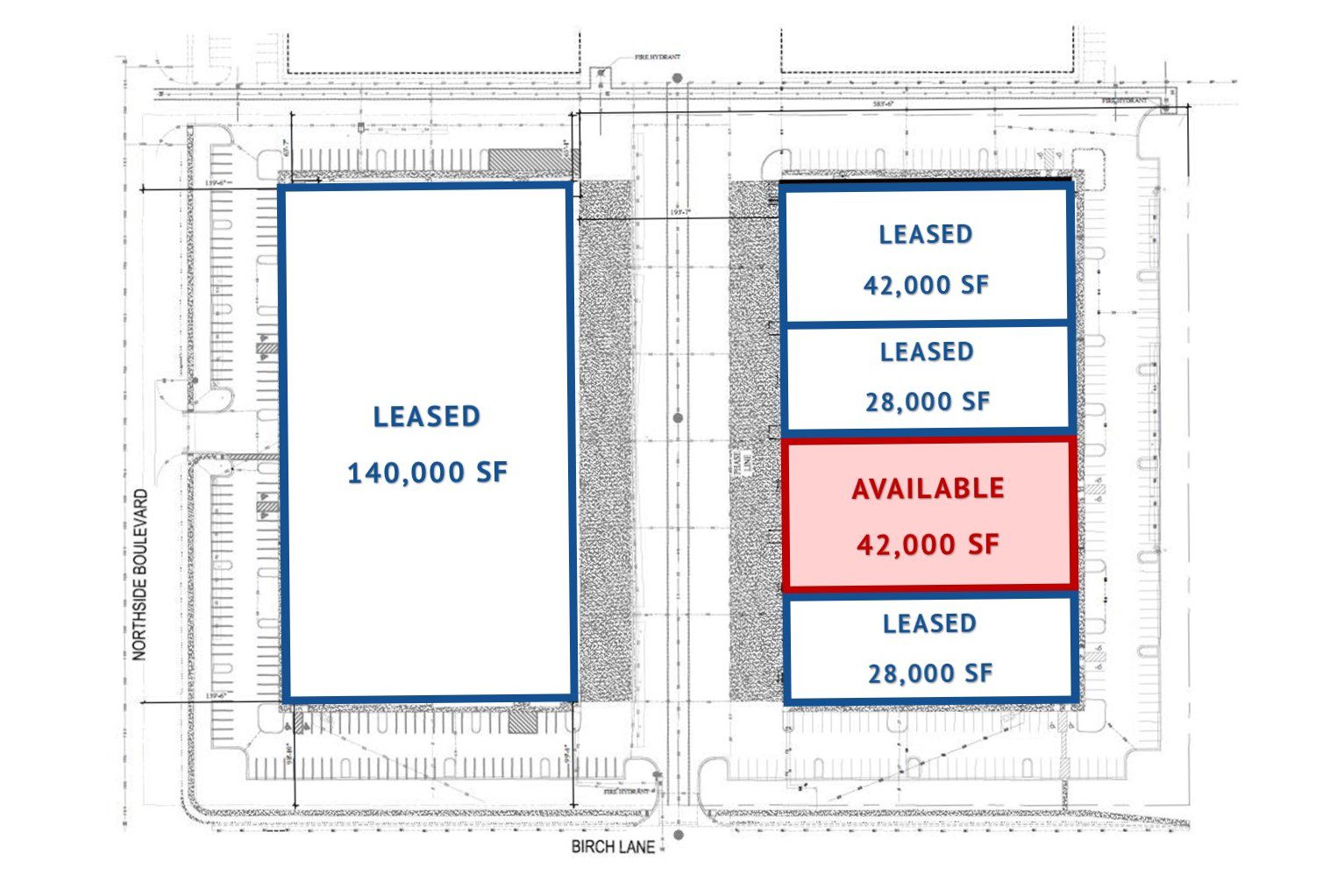 732 lease site plan | Adler Industrial